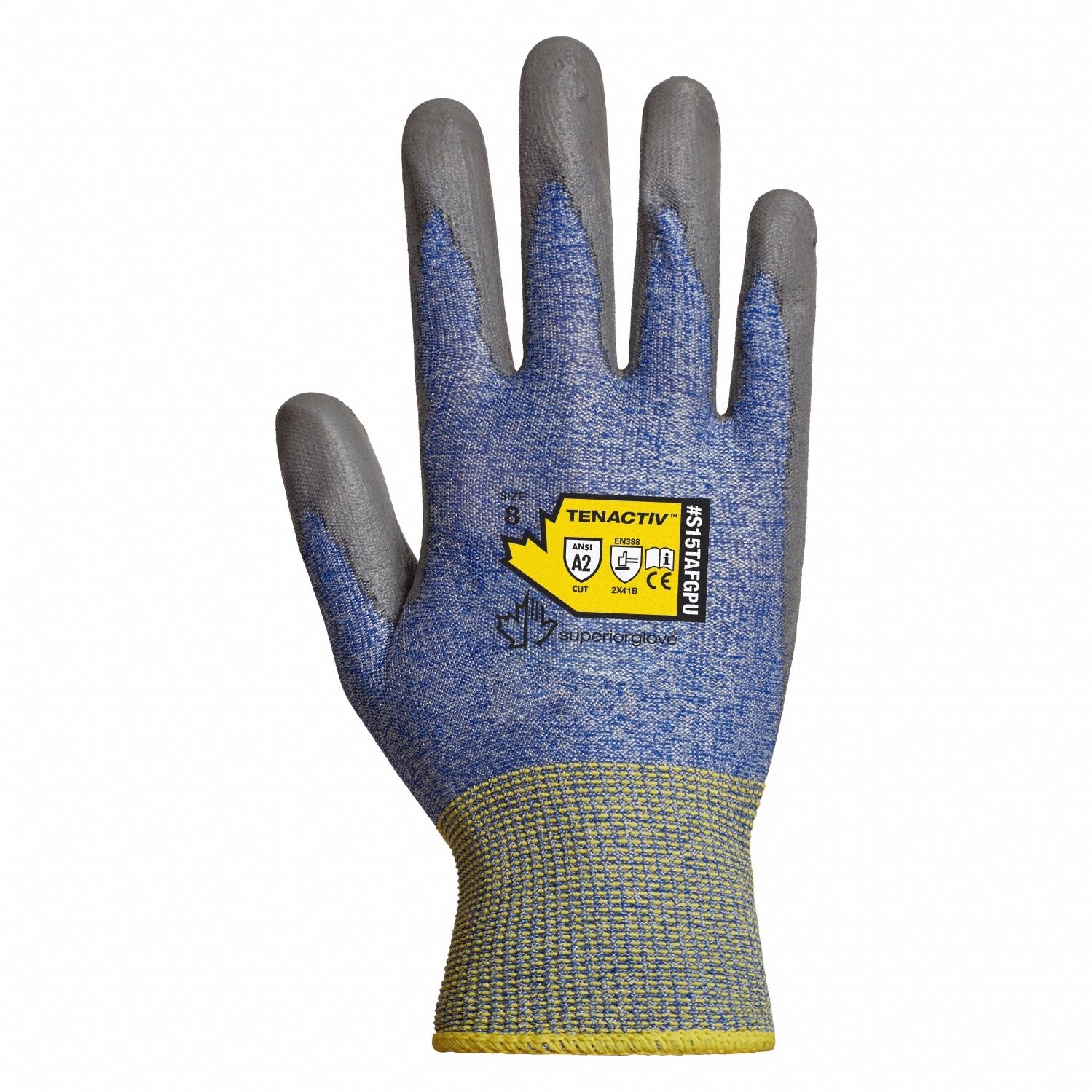 SUPERIOR GLOVE, 2XS ( 5 ), ANSI Cut Level A2, Knit Gloves - 55ND36 ...