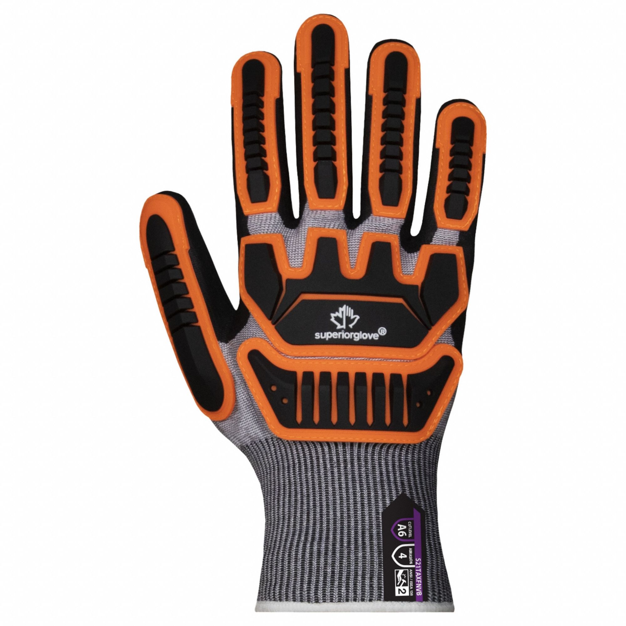 SUPERIOR GLOVE, M ( 8 ), ANSI Cut Level A6, Knit Gloves - 820AX5 ...