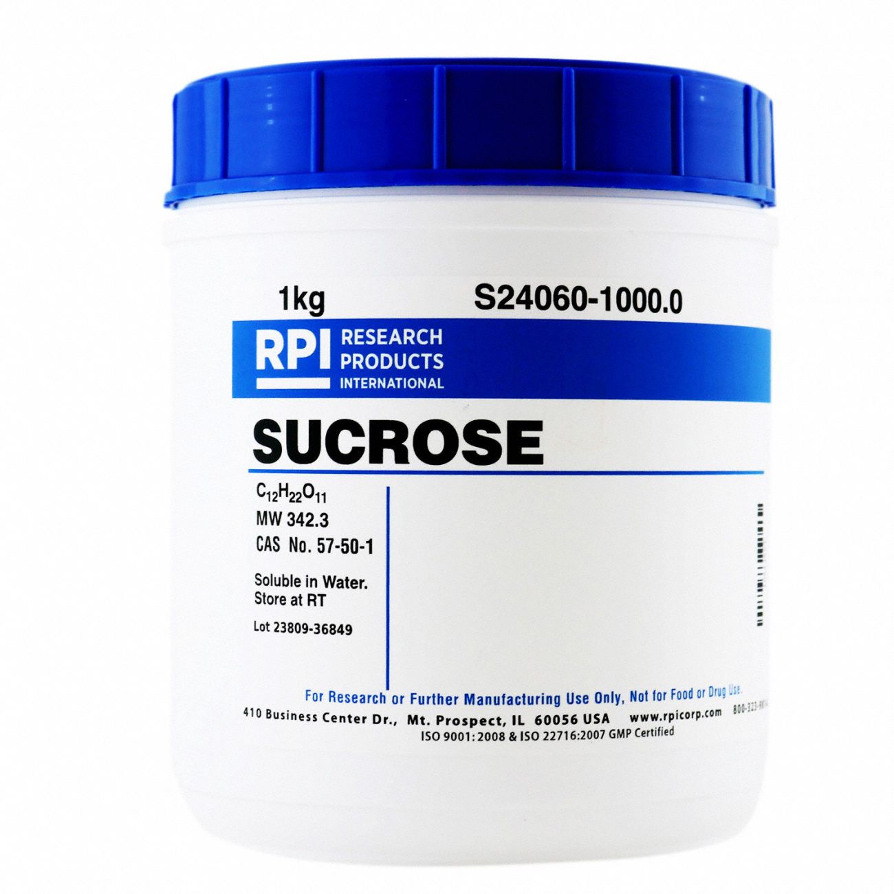 Lab, 1 kg, Sucrose - 31GD77|S24060-1000.0 - Grainger