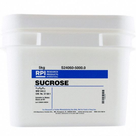 Lab, 5 kg, Sucrose - 31GD79|S24060-5000.0 - Grainger