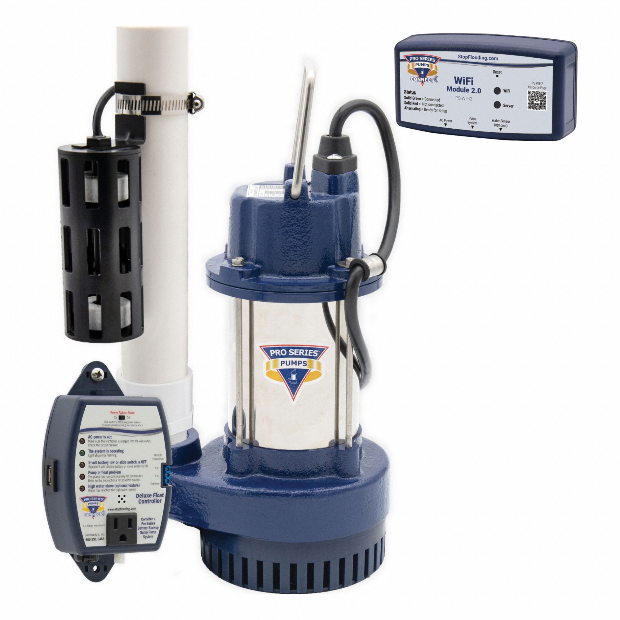 PRO SERIES PUMPS, 1/3 hp, 115V AC, Submersible Sump Pump - 858XJ0|S3033 ...