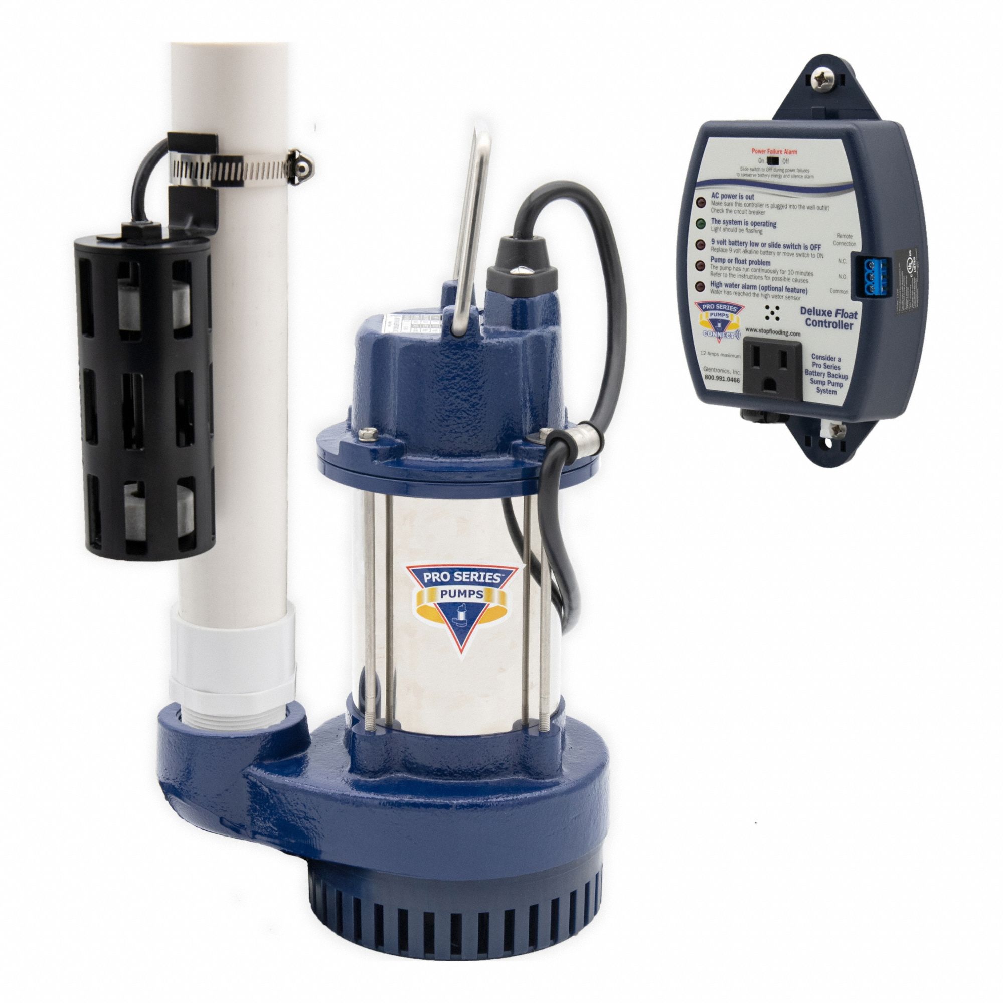 PRO SERIES PUMPS, 1/2 hp, 115V AC, Submersible Sump Pump - 858XJ5|S3050 ...