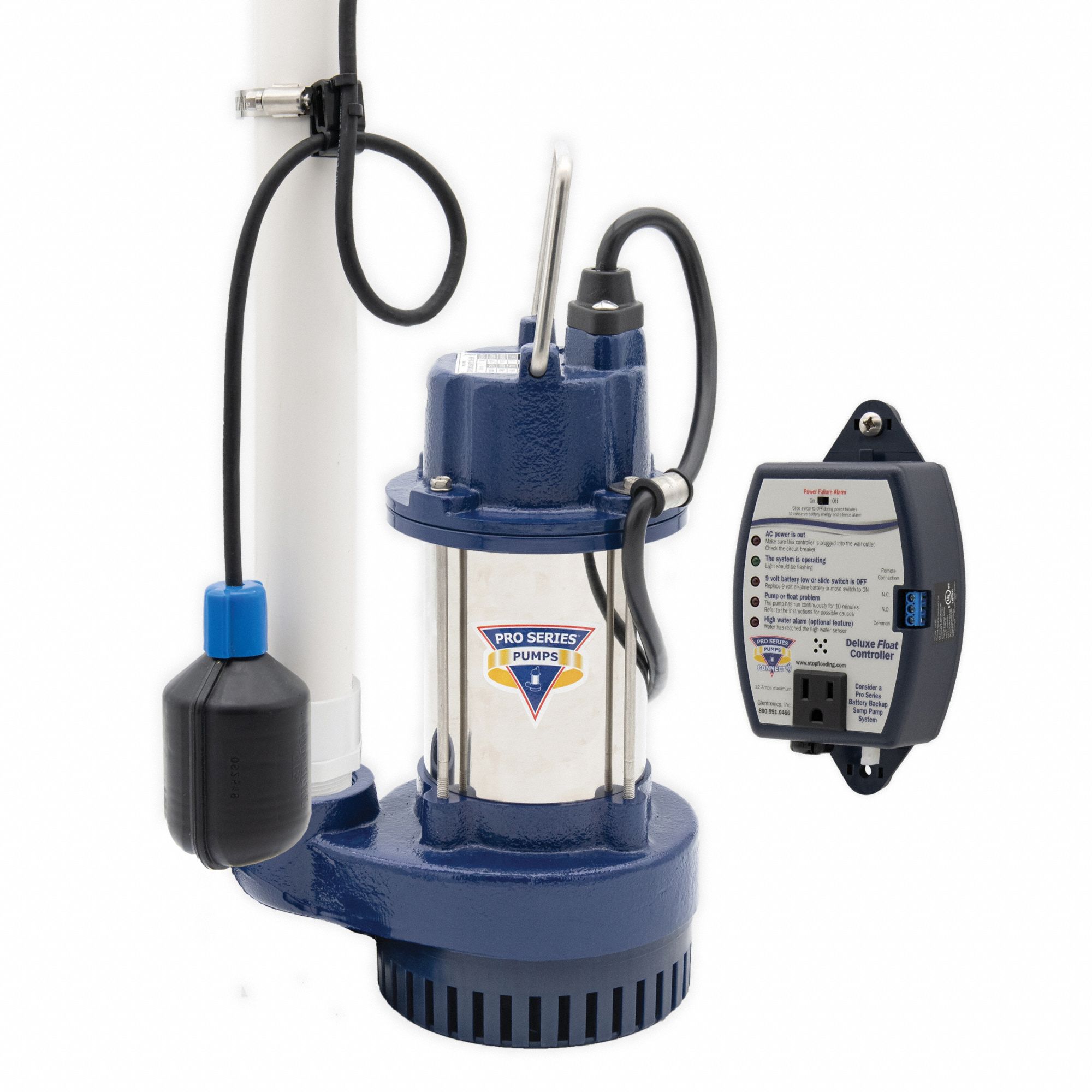 PRO SERIES PUMPS, 1/2 hp, 115V AC, Submersible Sump Pump - 858XJ9|S3050 ...