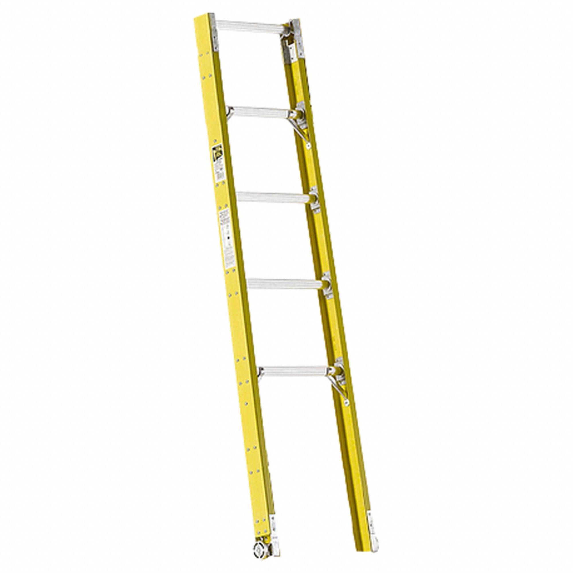 WERNER, 6 ft Ladder Size, Fiberglass, Straight Ladder - 41D281|S7906-2 ...
