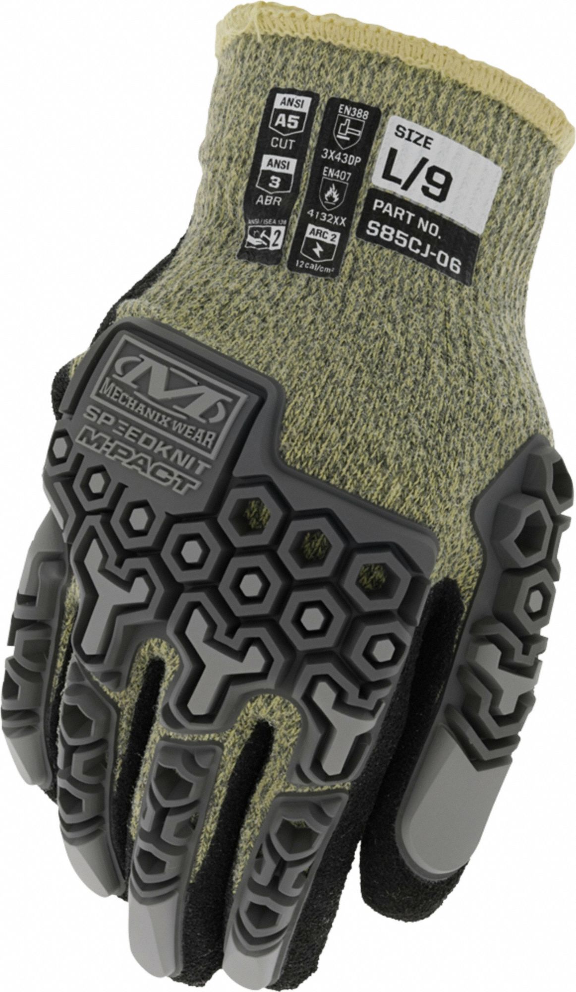 MECHANIX WEAR SpeedKnit(TM) M-Pact(R) FR S85CJ06, 1 PR - 803JE7|S85CJ ...