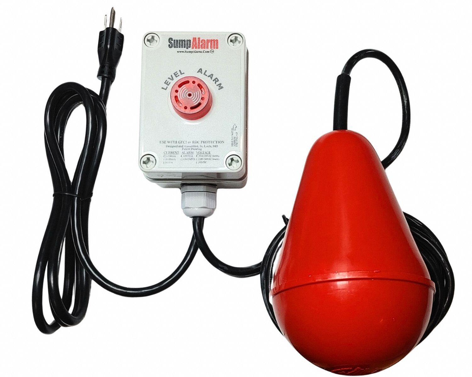 SUMP ALARM, High Level, 120V AC, High Water Alarm - 860DK3|SA-120V-2L ...