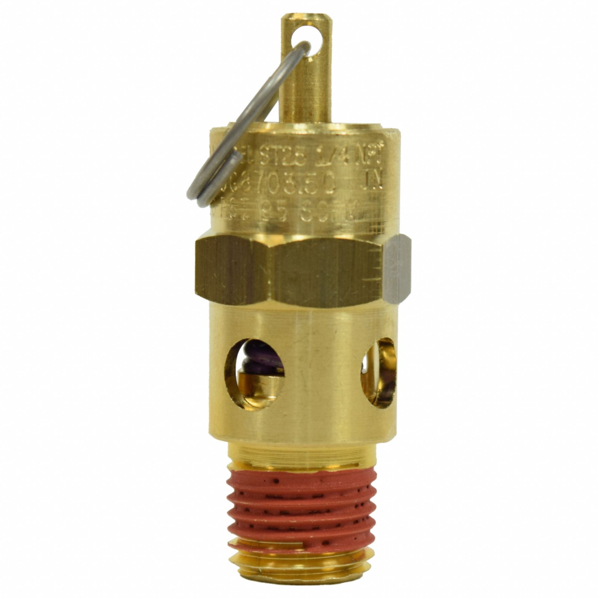 CONTROL DEVICES, Hard Seat, 1/4 in (M)NPT Inlet (In.), Pneumatic Safety ...