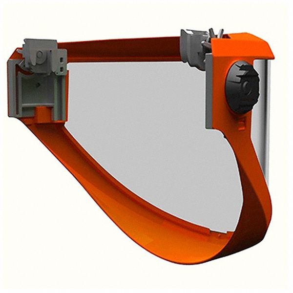SALISBURY FACE SHIELD, GREY, 7 1/4 X 20 X .06 IN, 20 CAL, POLYCARBONATE ...
