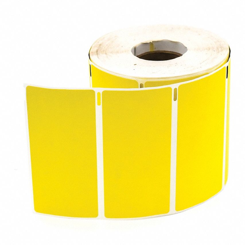 DETECTAPRO, Yellow, 5 in Label Ht, Shipping Labels - 3XDD6|SAL - Grainger