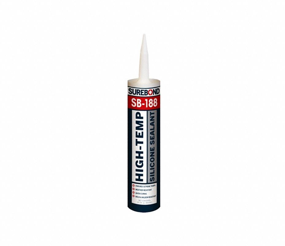 SUREBOND Silicona Cartucho 10.3 oz. - Masillas y Selladores - 4FFF9 | SB-188 T Clear - Grainger ...