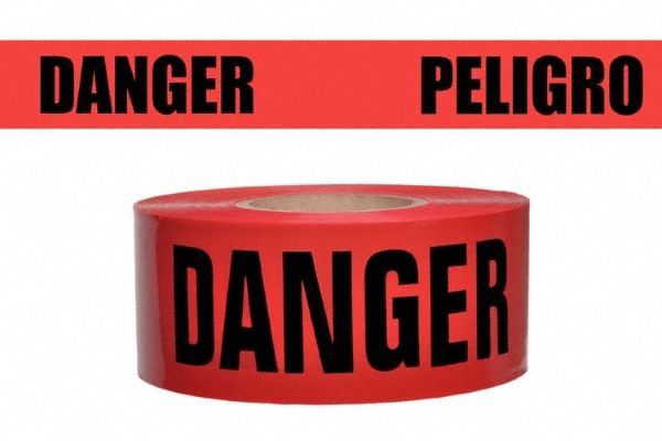 1,000 ft Lg, 3 in Wd, Barricade Tape - 813NW3|SB3103R174-200 - Grainger