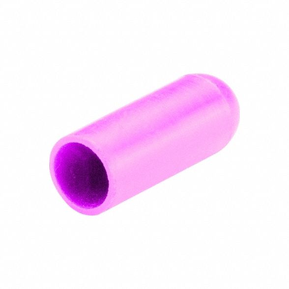 Silicone, Pink, Straight Sided Caps - 844H44|SC970 - Grainger