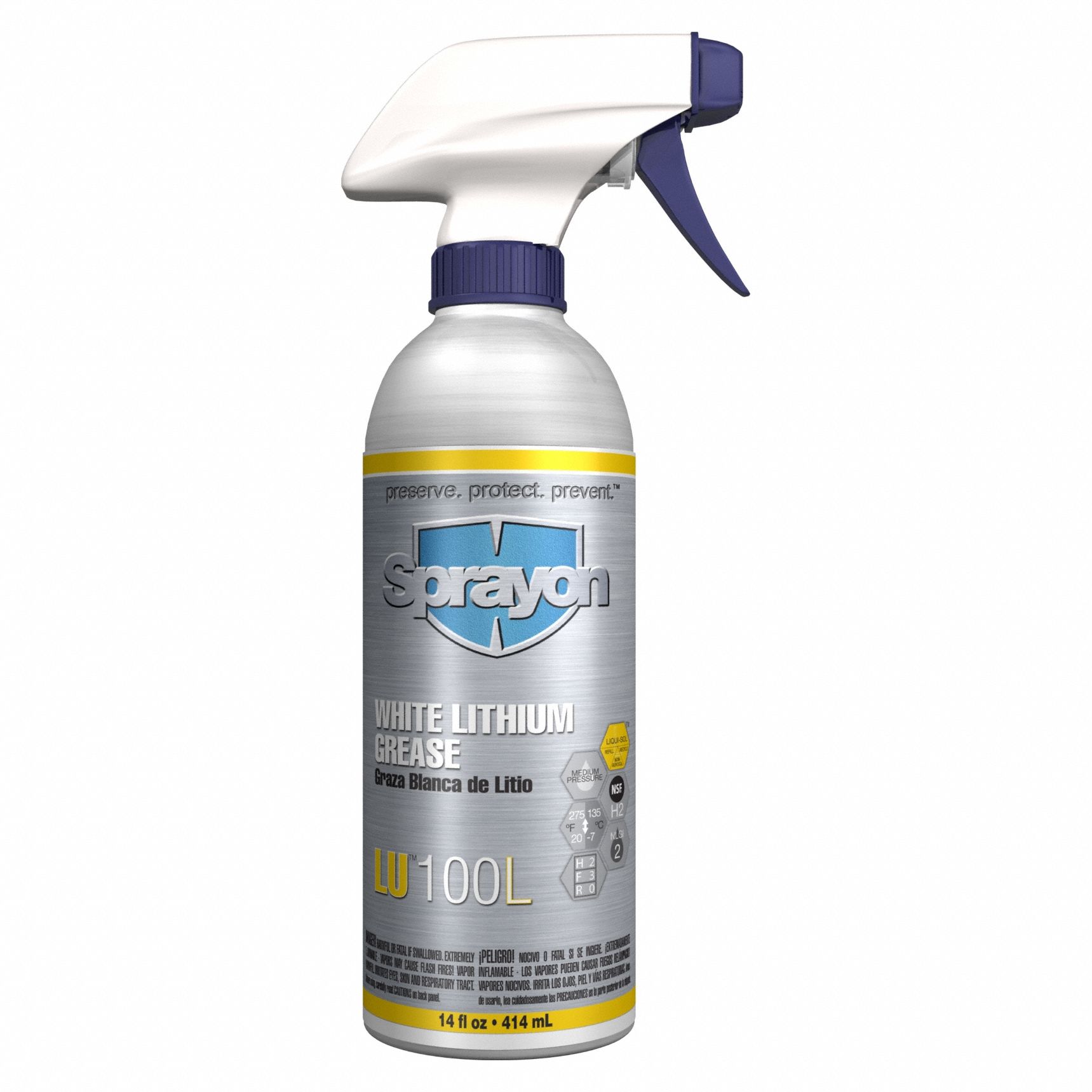 SPRAYON Grasa Multiusos LU™100 Blanco 14 oz. H2 Sin Contacto con ...