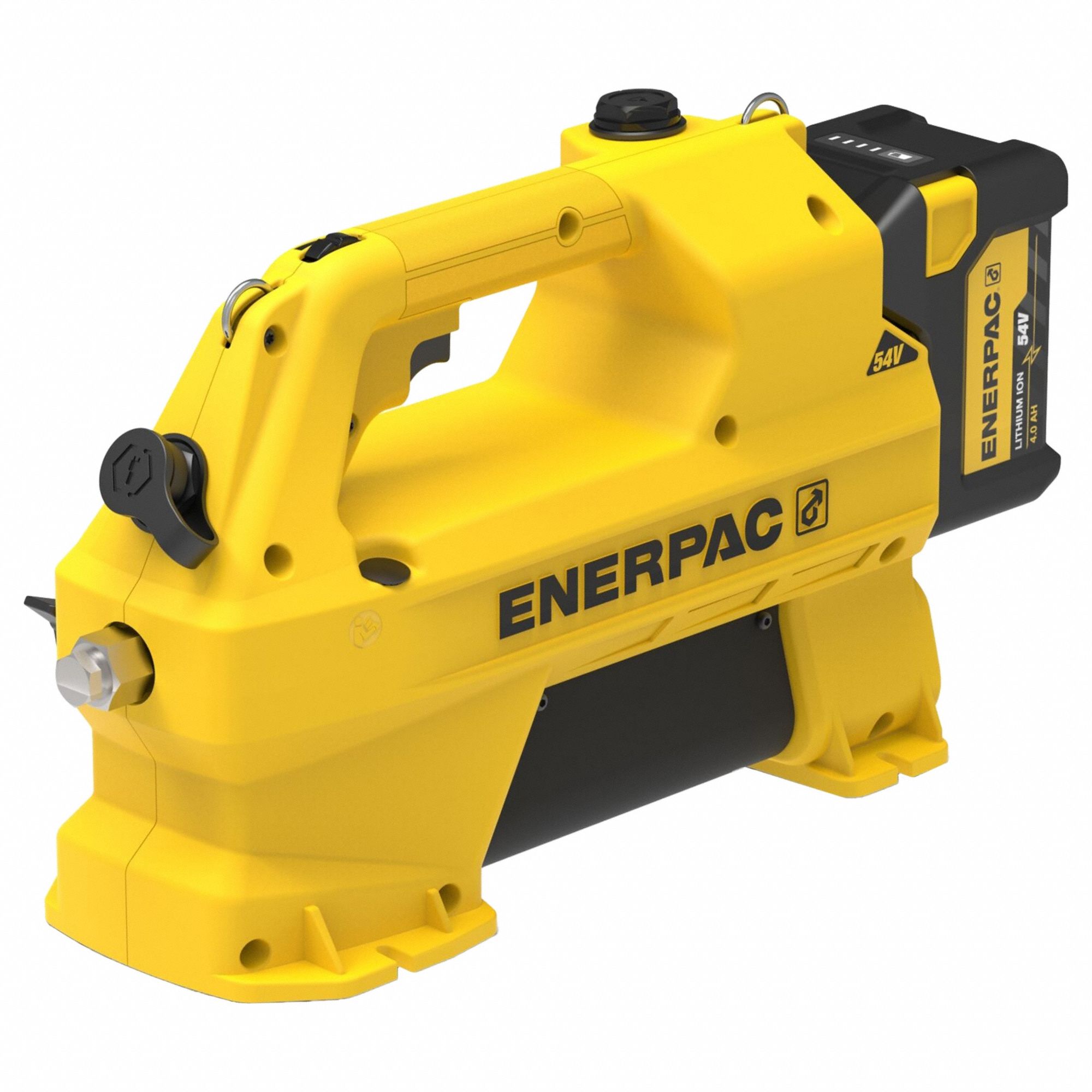 ENERPAC, 10,000 psi Max. Op Pressure, Cordless Pump, 1L, 3/2 Man, 2 ...