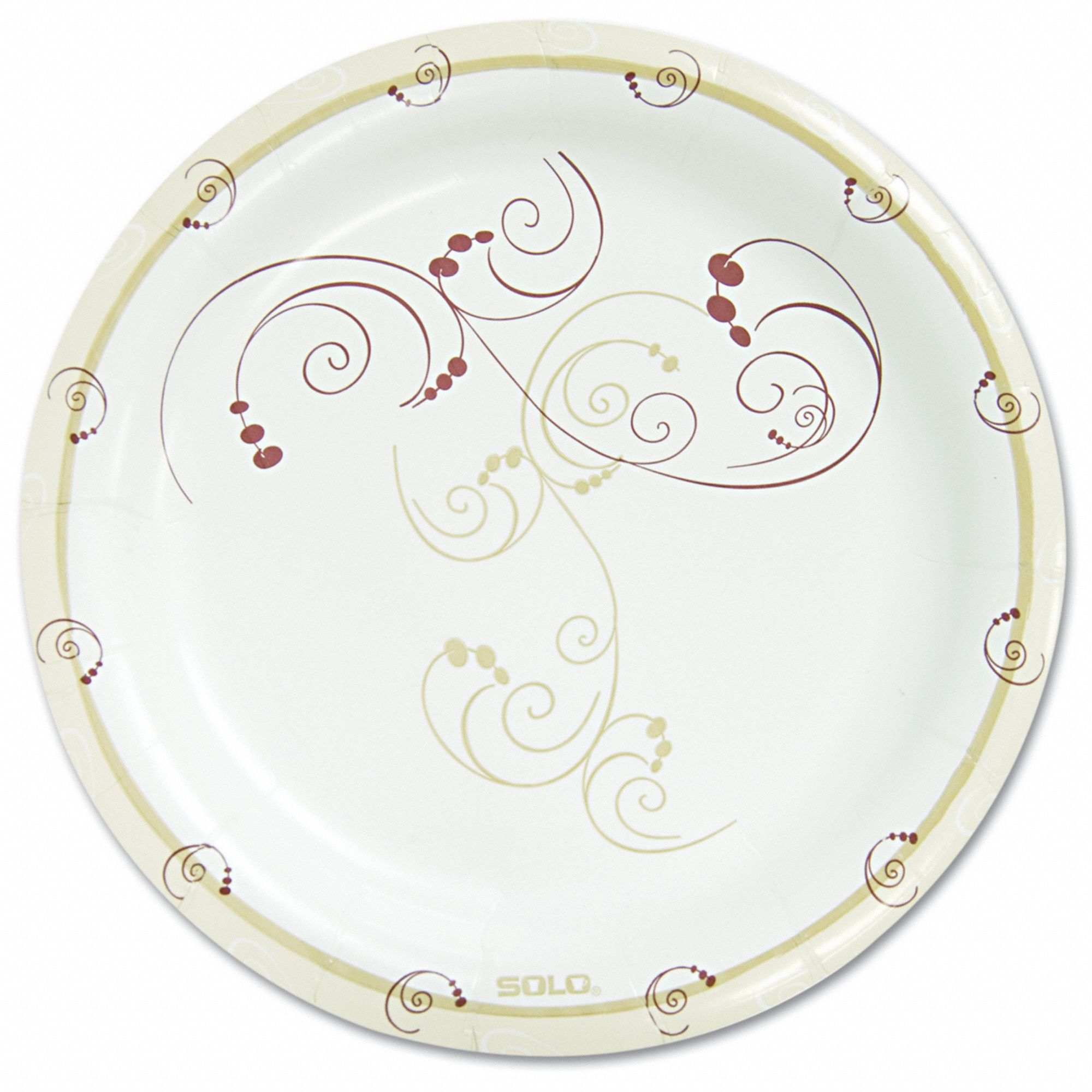 DART, Multi, Medium-Wt, Disposable Paper Plate - 799LU3|MP9R-J8001 ...