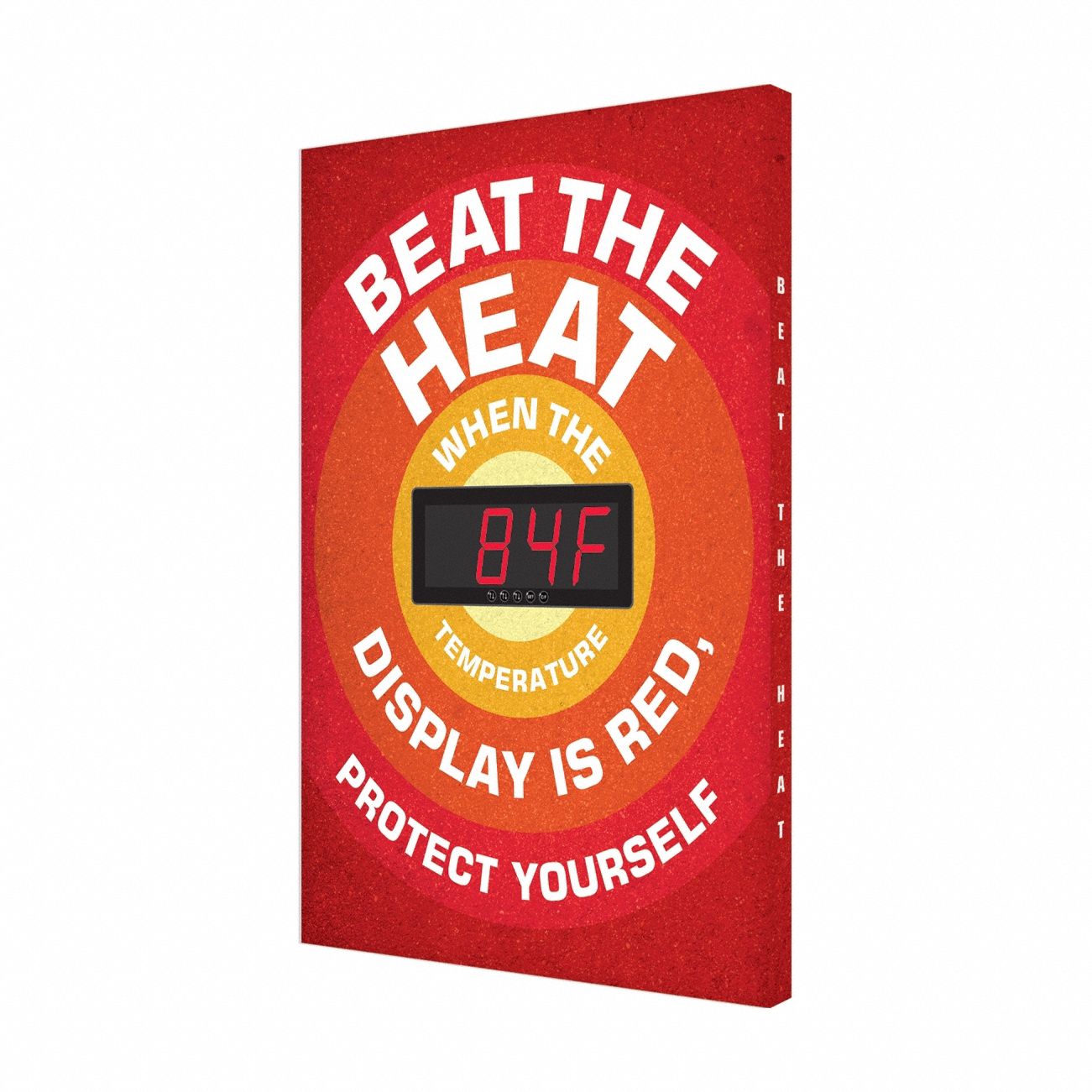 28 in x 20 in Nominal Sign Size, Clear Liquid Laminate, Heat Stress ...