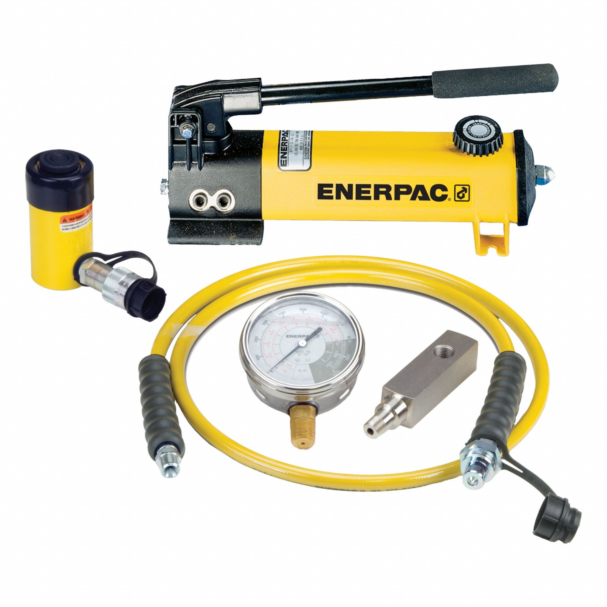 ENERPAC, 5 ton Cylinder Nominal Capacity, 5 in Cylinder Stroke ...