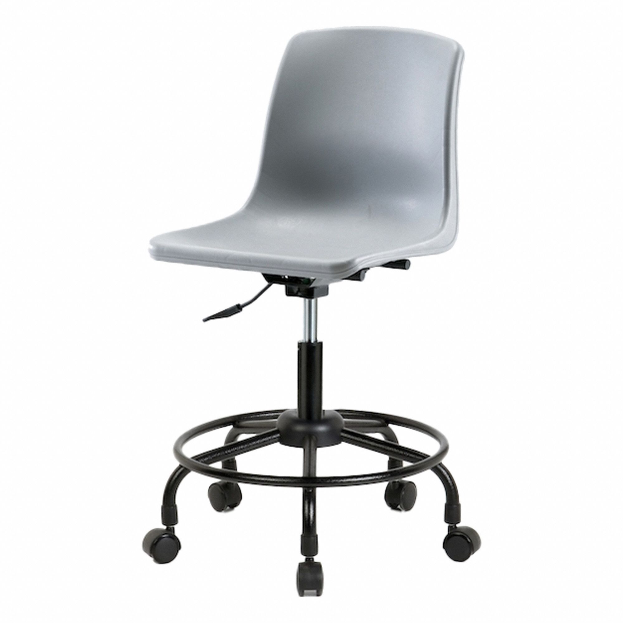 BLUE RIDGE ERGONOMICS, Gray, Plastic Material, Shell Chair - 880JR4 ...