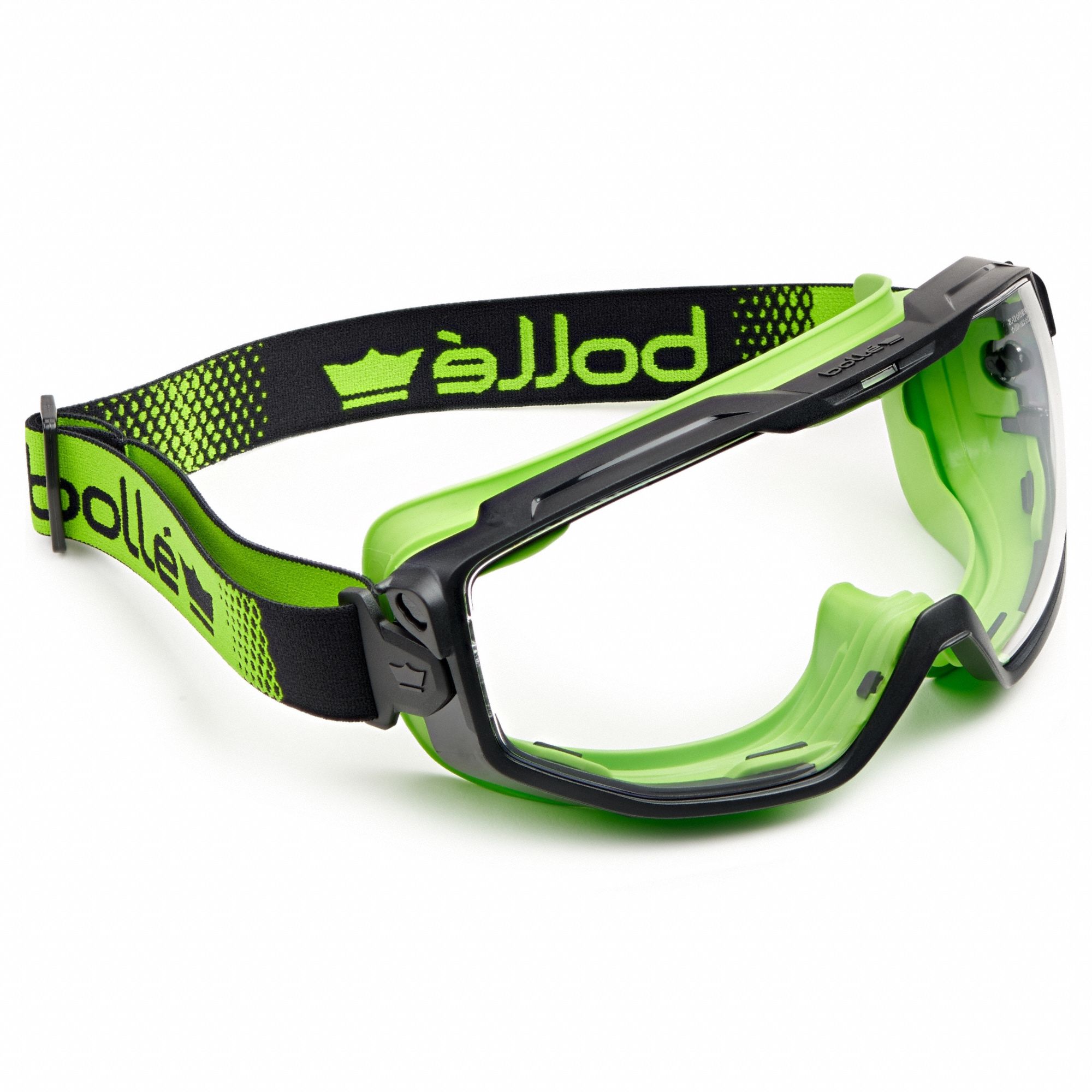 BOLLE SAFETY, Clear Lens Color, Anti-Fog/Platinum/Scratch-Resistant ...