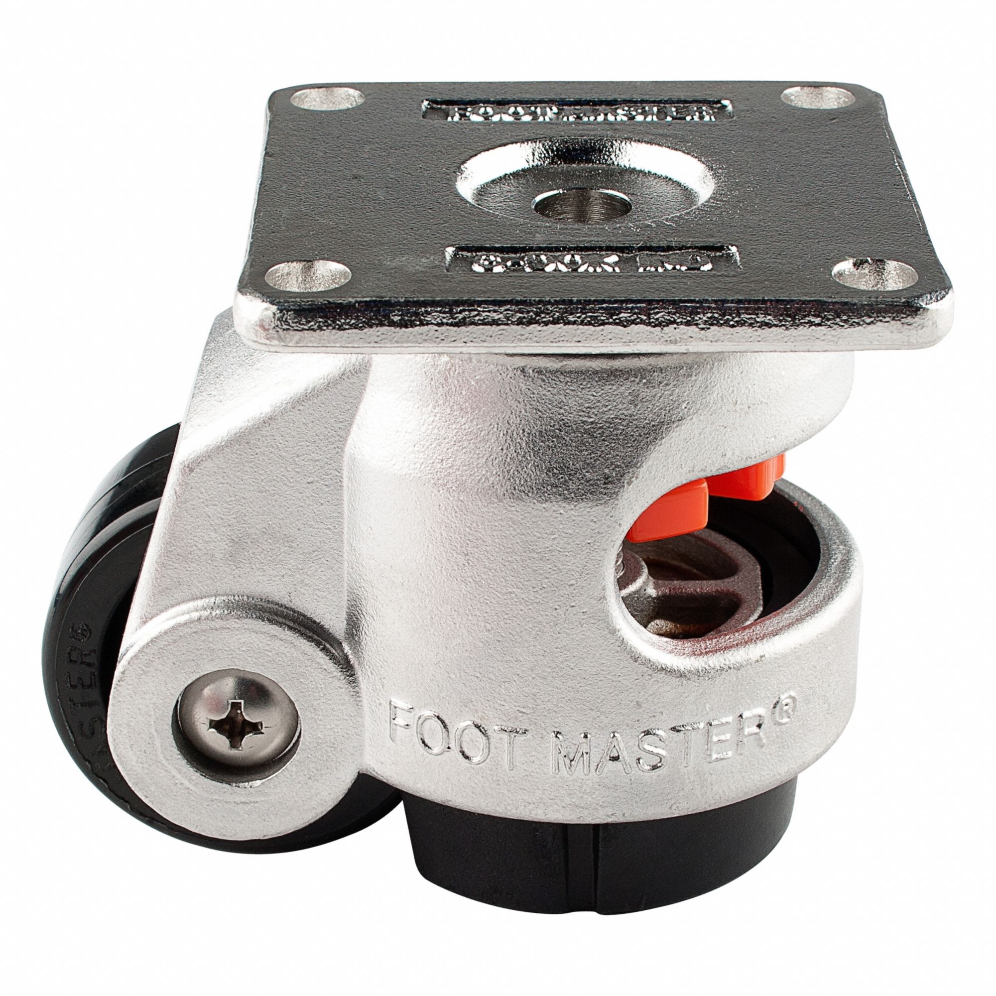 FOOT MASTER, Nylon Tread, 50 mm Wheel Dia, Plate Caster - 819T83|SGDN ...