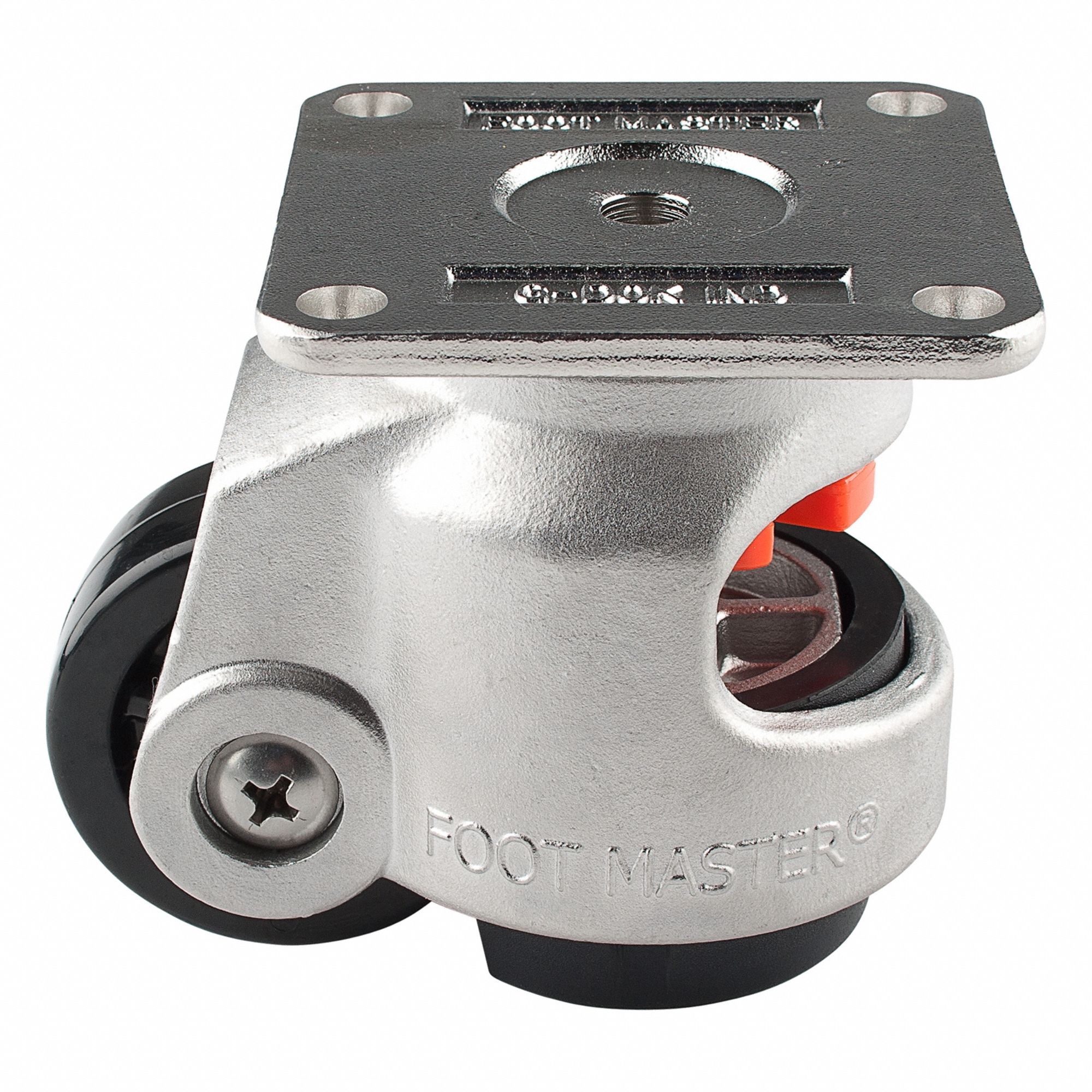 FOOT MASTER, Nylon Tread, 63 mm Wheel Dia, Plate Caster - 819TC0|SGDN ...