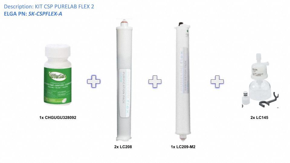 ELGA, SK-CSPFLEX-A, Flex 1, 2 & 6 Expendable and Sanitization Kit ...