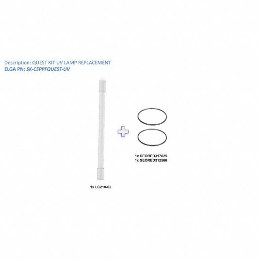 ELGA, SK-CSPPFQUEST-UV, UV Replacement Parts - 833W48|SK-CSPPFQUEST-UV - Grainger
