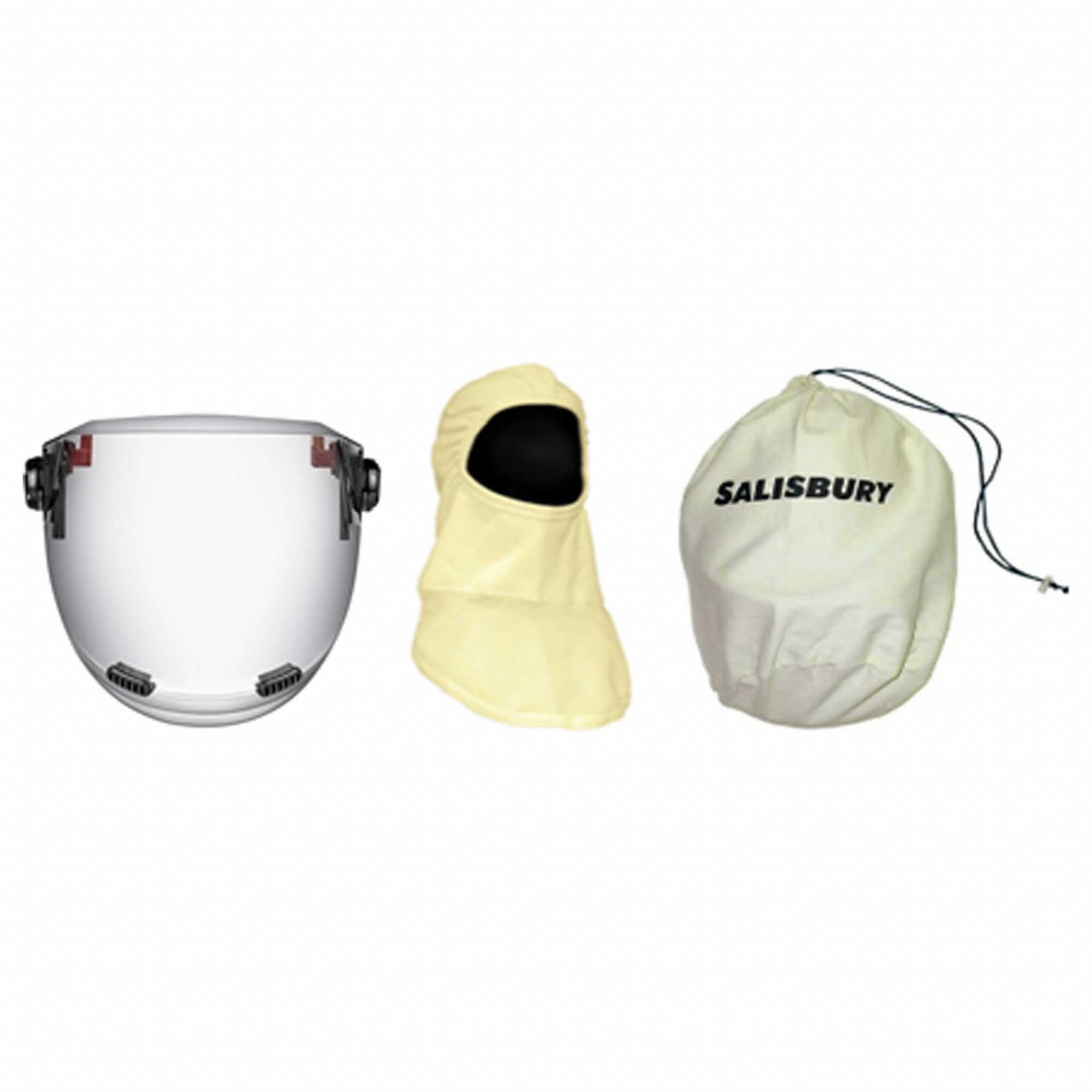 SALISBURY, Universal, 20 cal/sq cm ATPV, Arc Flash Face Shield Kit ...