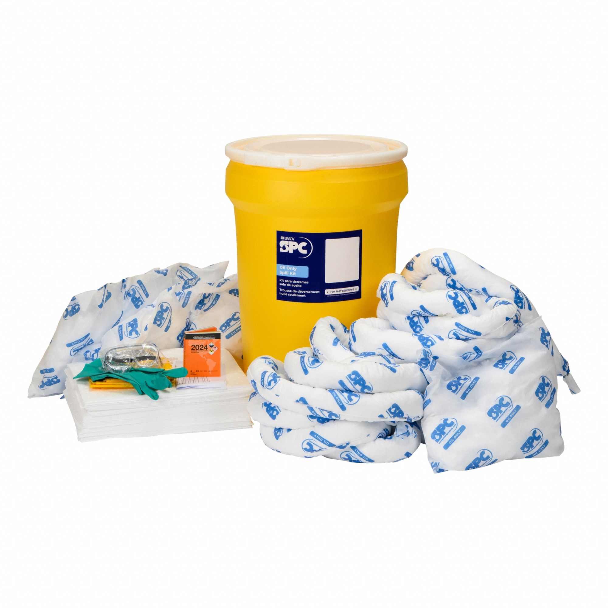 CONDOR, 30 gal Container Capacity, Drum, Spill Kit - 881WY4|881WY4 ...