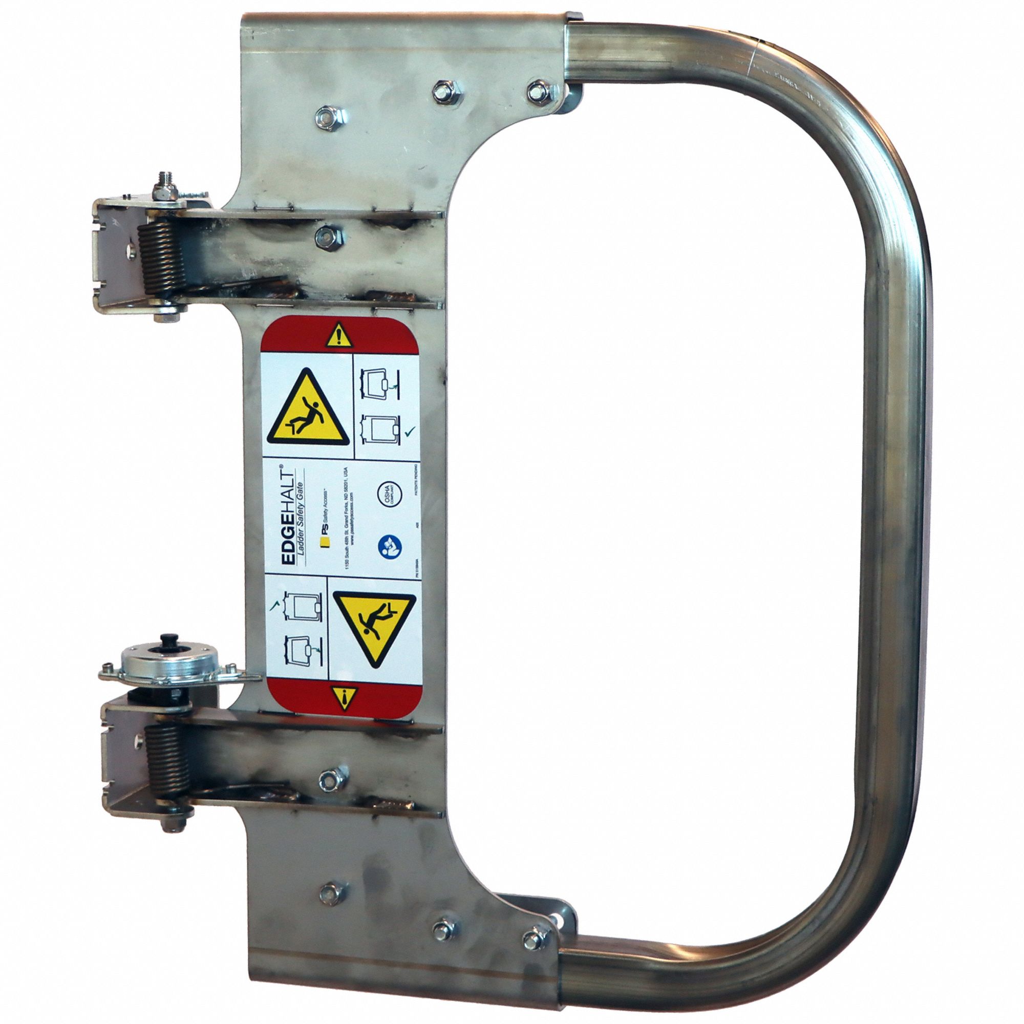 PS INDUSTRIES, Stainless Steel, 21 in x 1 1/4 in, Self Closing Safety ...