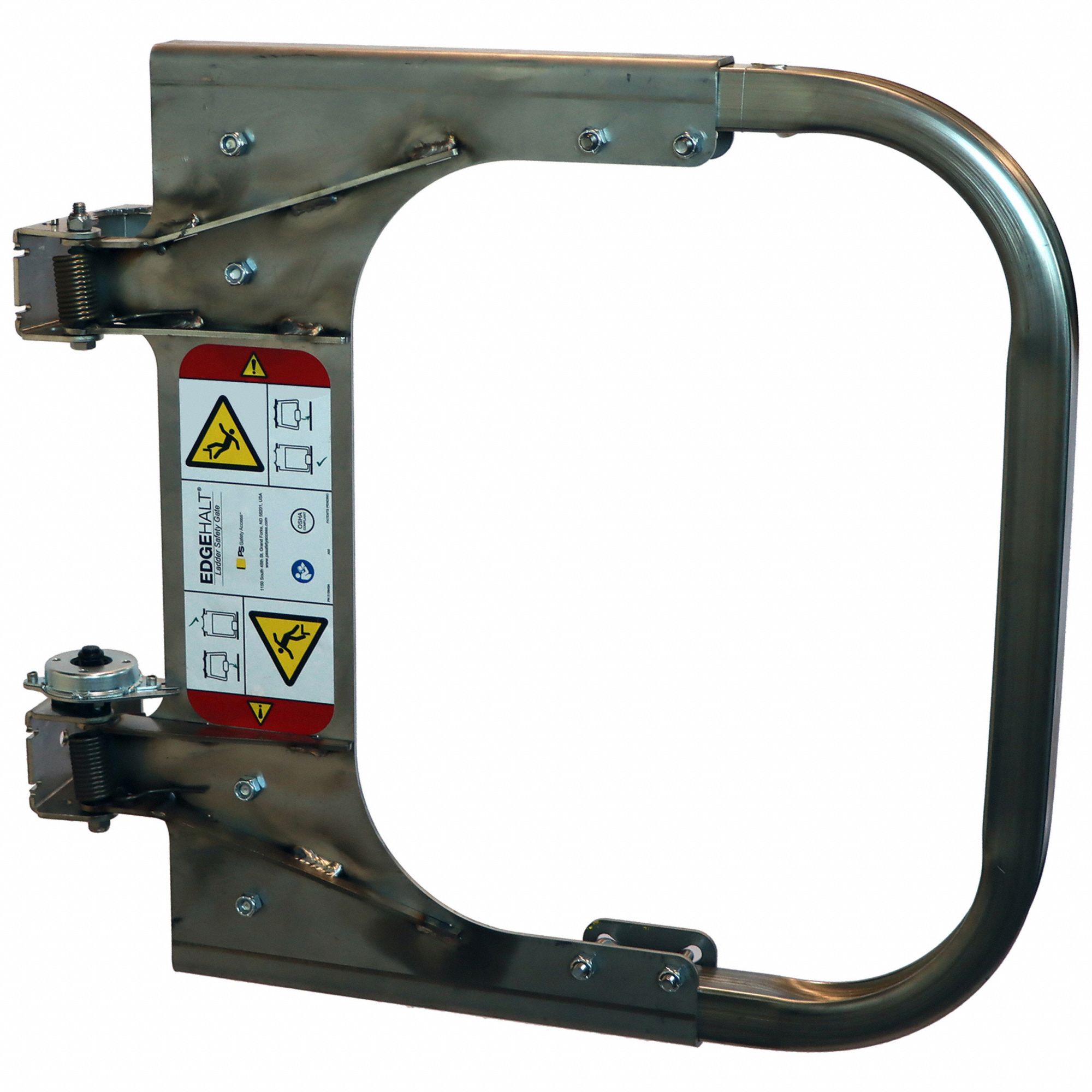 PS INDUSTRIES, Stainless Steel, 21 in x 1 1/4 in, Self Closing Safety ...