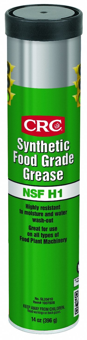 CRC Grasa Sintética de Grado Alimenticio Transparente Cartucho 14 oz ...