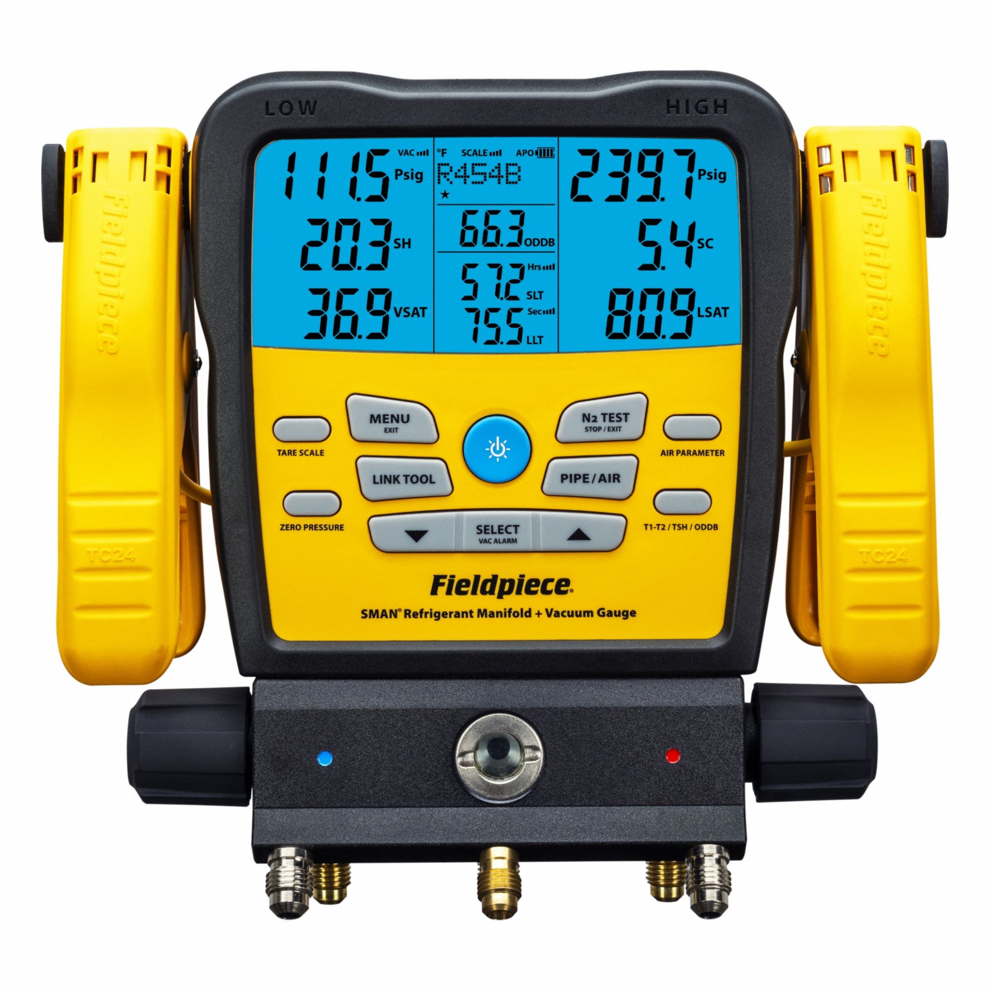 FIELDPIECE, 2 Valves, Series SMAN®, Manifold Gauge - 834D70|SM382V ...