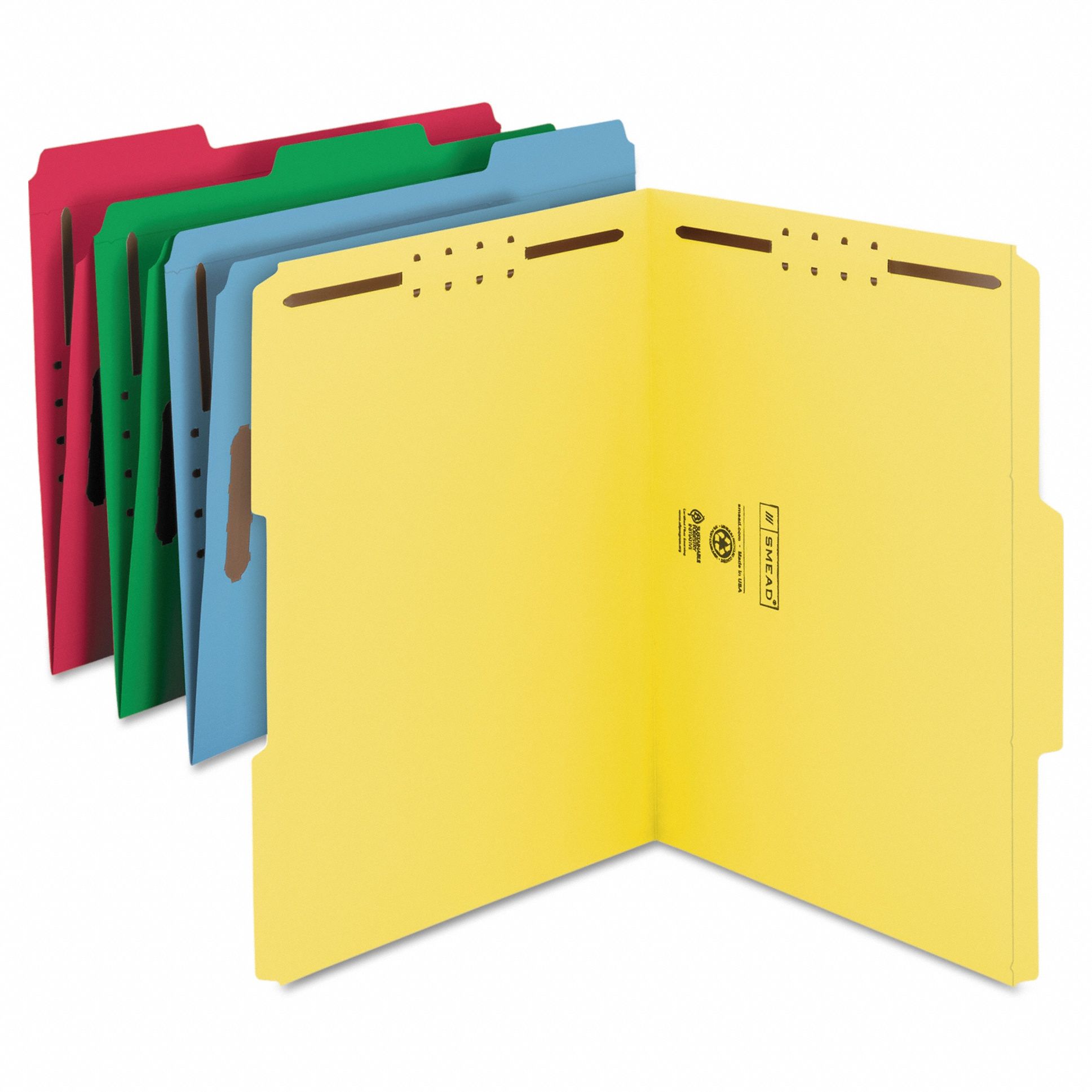 9 1/2 in Ht, Assorted, Classification File Folders - 50XV03|11975 ...