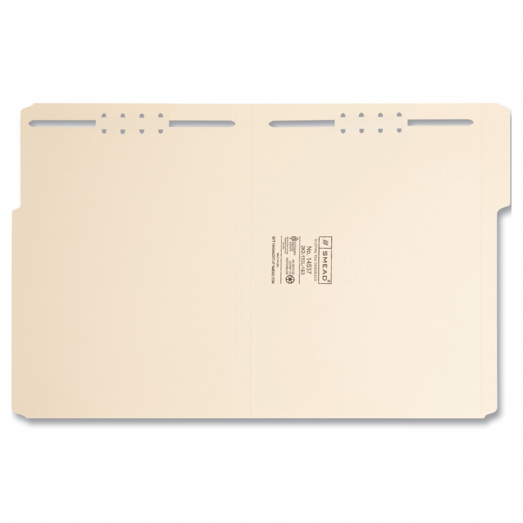 9 1/2 in Ht, Manila, Classification File Folders - 44PF12|14537 - Grainger