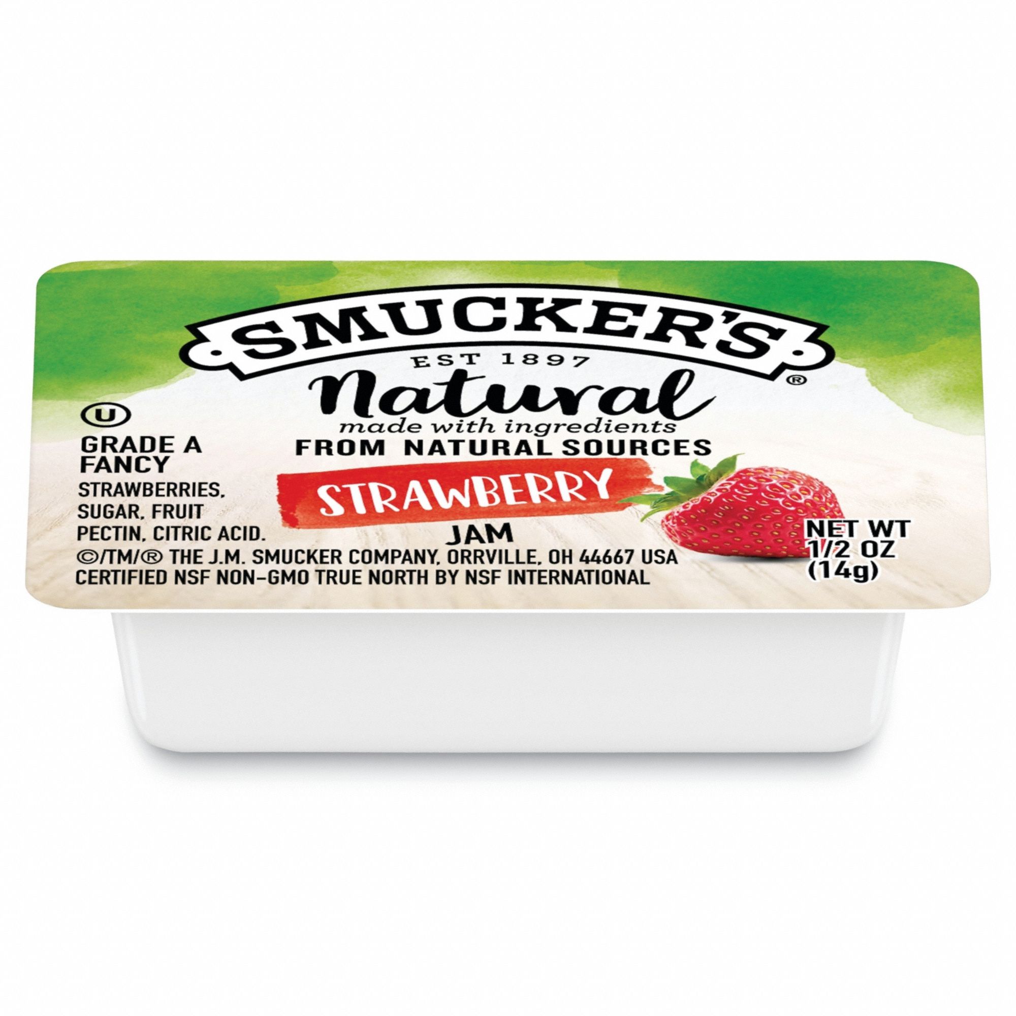 SMUCKER'S, Strawberry, 0.5 oz Item Size, Strawberry Jam - 807DP6 ...