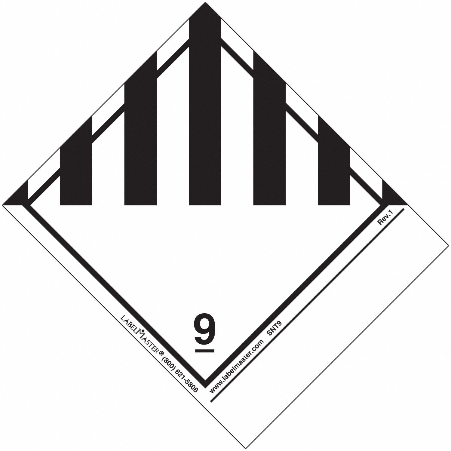 Dangerous, 500, Label Standard Tab Class 9 Miscellaneous Dangerous ...