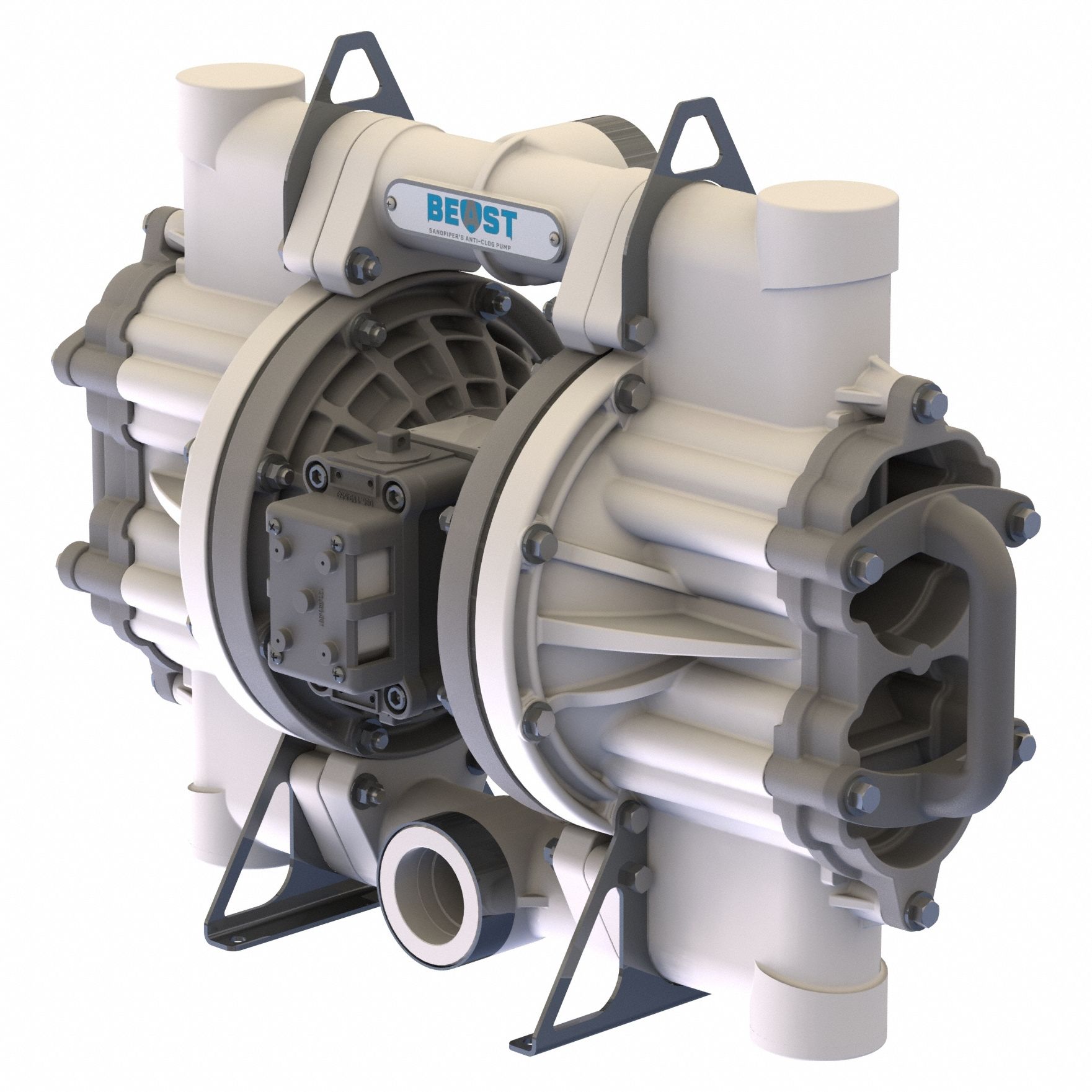 SANDPIPER, Air, Polypropylene, Air Operated Double Diaphragm Pump ...