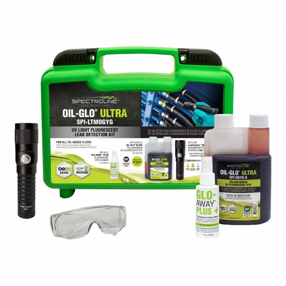 Spectroline 8 Oz Bottle Fluorescent Leak Detection Kit 817xv6 Spi