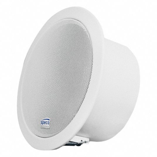 SPECO TECHNOLOGIES, Powered, 2-Way, Ceiling Speaker - 827L89|SPIPC6AM ...