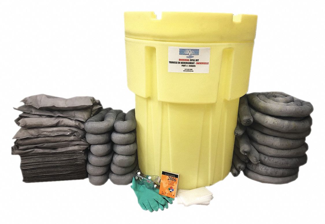 SPILKLEEN SPILL KIT, 95 GALLON CAPACITY - Universal Spill Kits ...