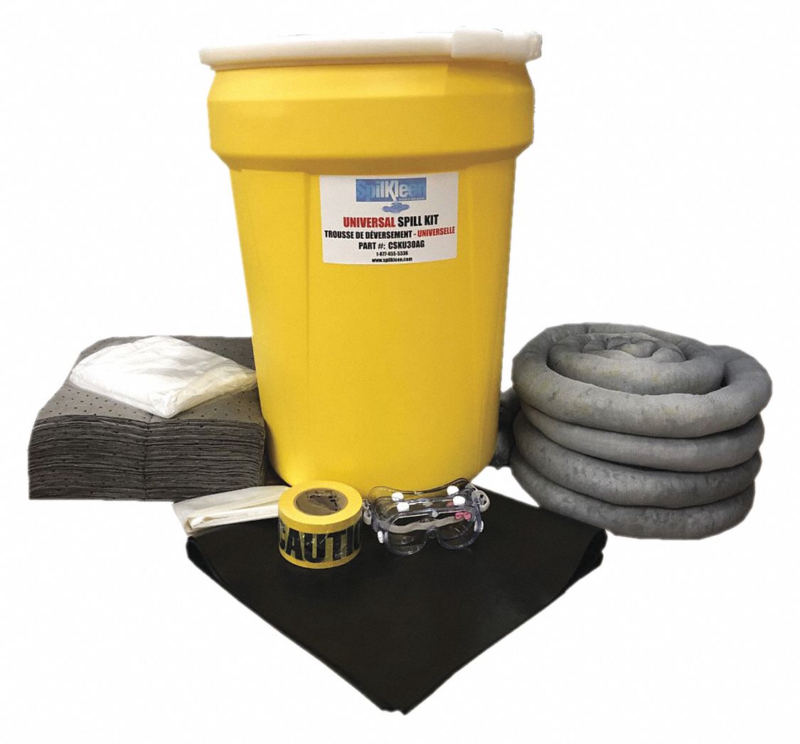 55 Gallon Spill Containment Kit Oil Fuel Spill Clean Up Kit, 40% OFF