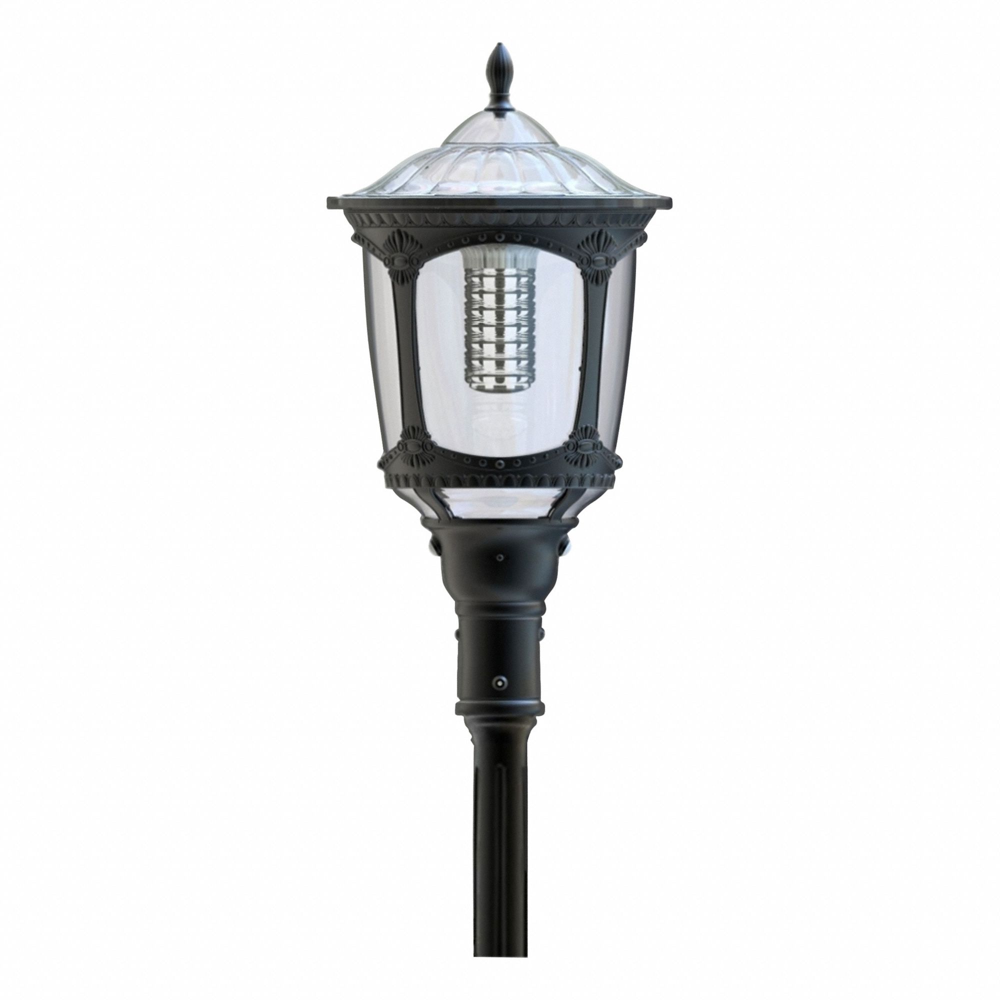 2,000 lm, 4000K, LED Solar Post Top Light - 876JL7|SL-SPT-20W-40K-SF-G2 ...