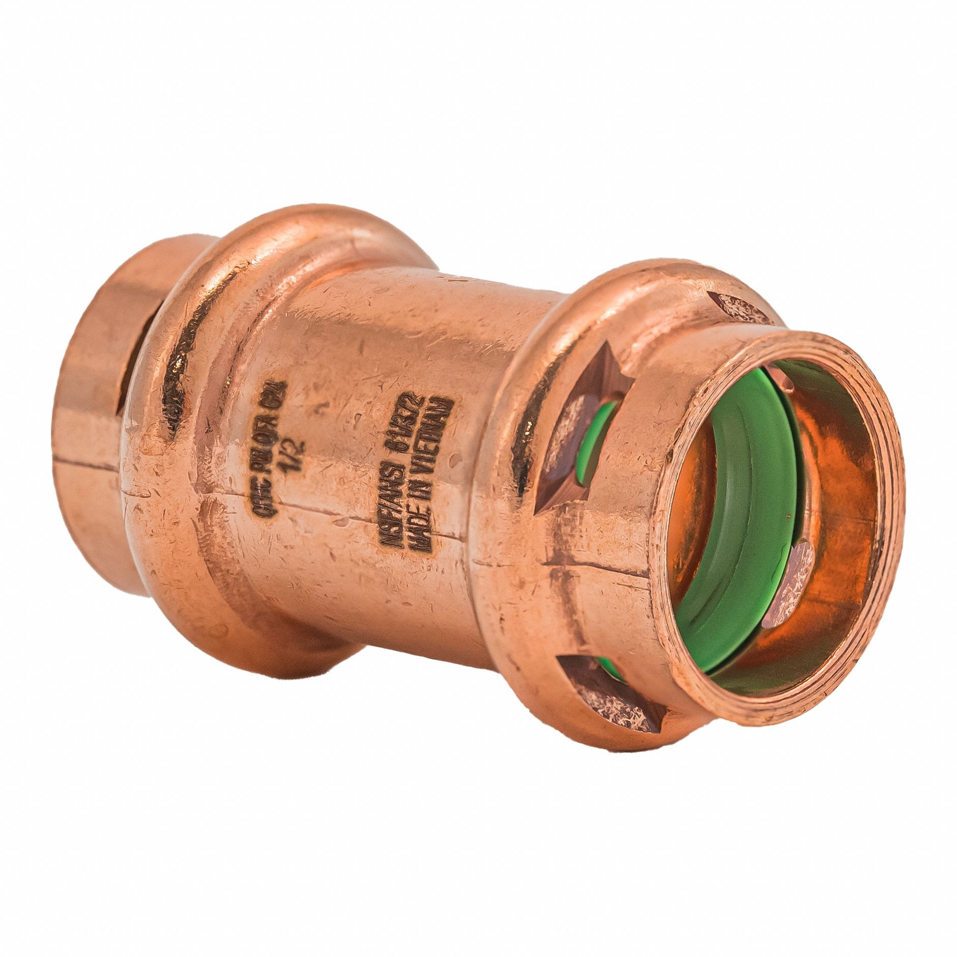 QUICKFITTING SUREPRESS, 1/2 in CTS x 1/2 in Pipe size, No Center Stop ...