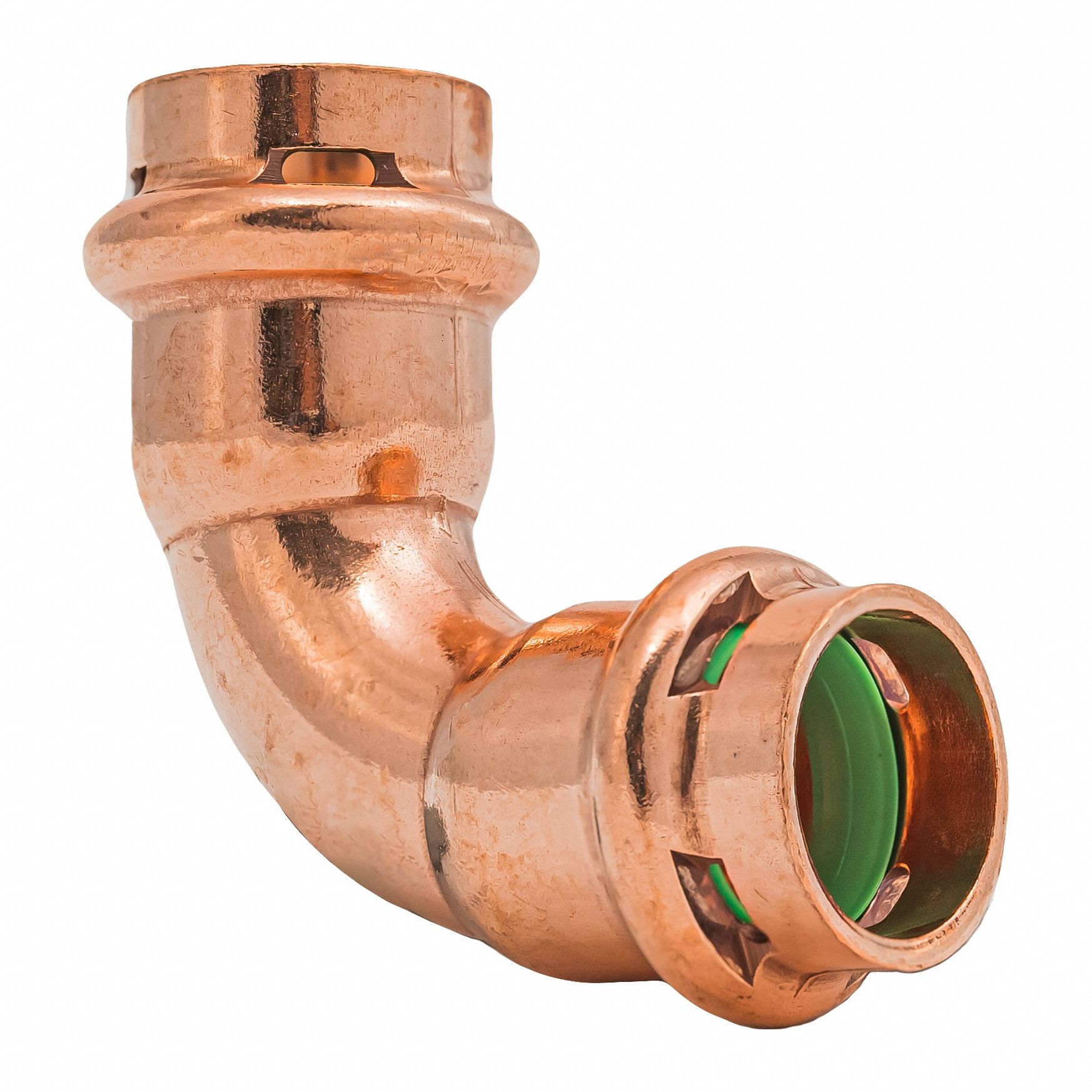 QUICKFITTING SUREPRESS, 1/2 in CTS x 1/2 in CTS size, Copper, Press ...