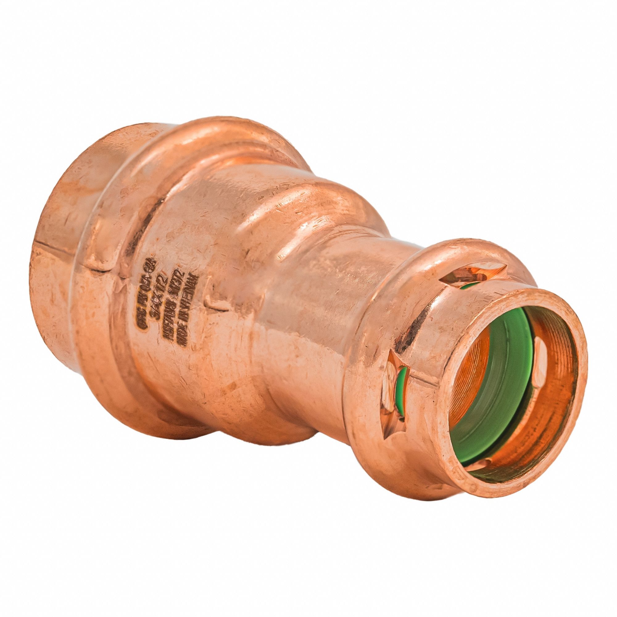 QUICKFITTING SUREPRESS, 3/4 in CTS x 1/2 in Pipe size, Press-fit x ...