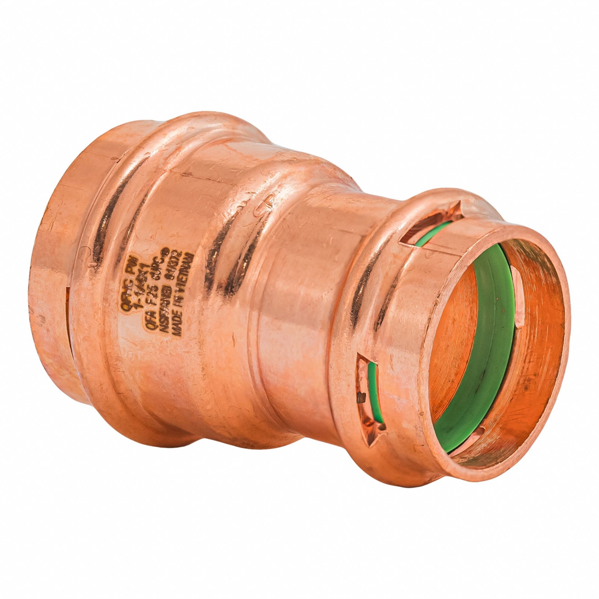 QUICKFITTING SUREPRESS, 1 1/4 in CTS x 1 in CTS size, Press-fit x Press ...