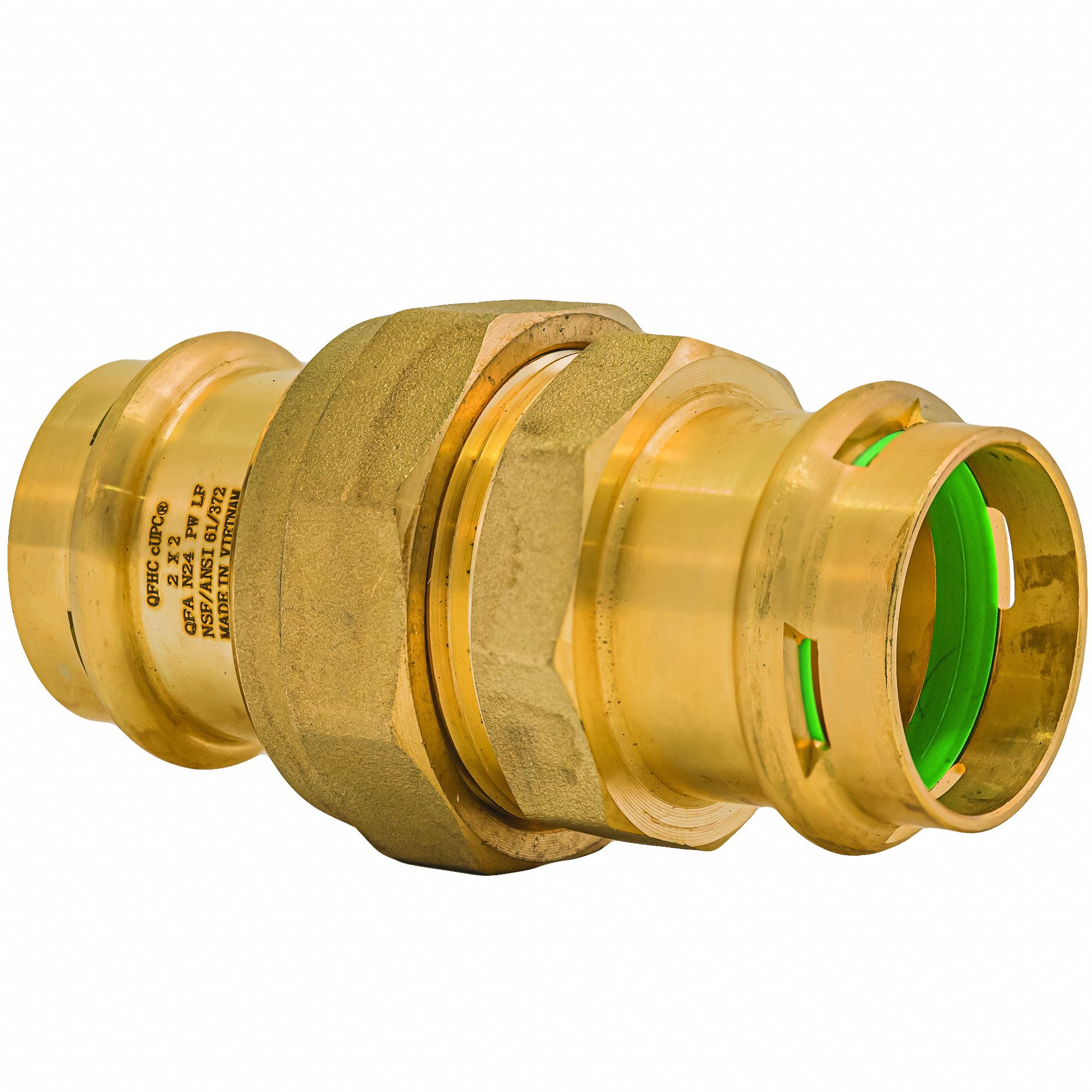 QUICKFITTING SUREPRESS, 2 in CTS x 2 in CTS size, Press-fit x Press-fit ...