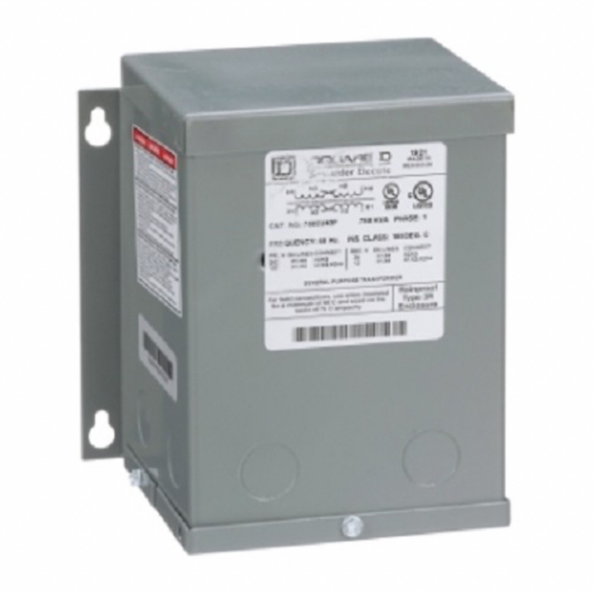 SQUARE D BUCK BOOST TRANSFORMER,750 VA,F1 - Buck Boost Transformers ...