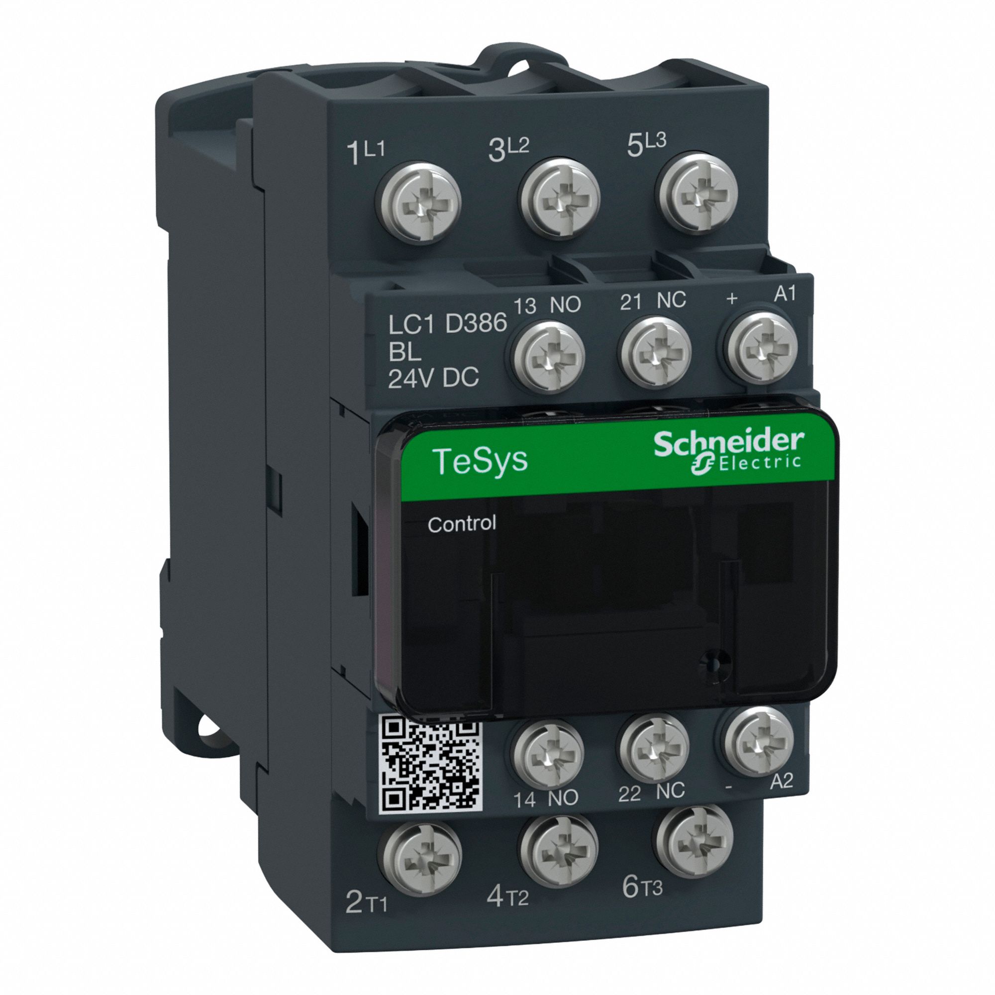 SCHNEIDER ELECTRIC CONTACTOR,3 POLES,NC/NO AUX CONTACT - 28102 ...